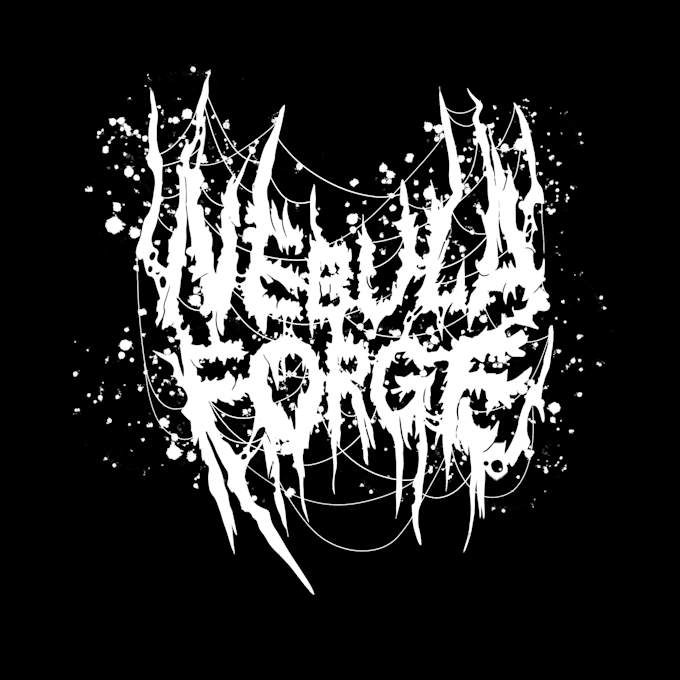 Hand draw a heavy metal style logo design by Lunarmoonbear | Fiverr
