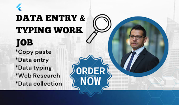 Generate a standard data entry service, copy typing , web research by Pro_josh154 | Fiverr