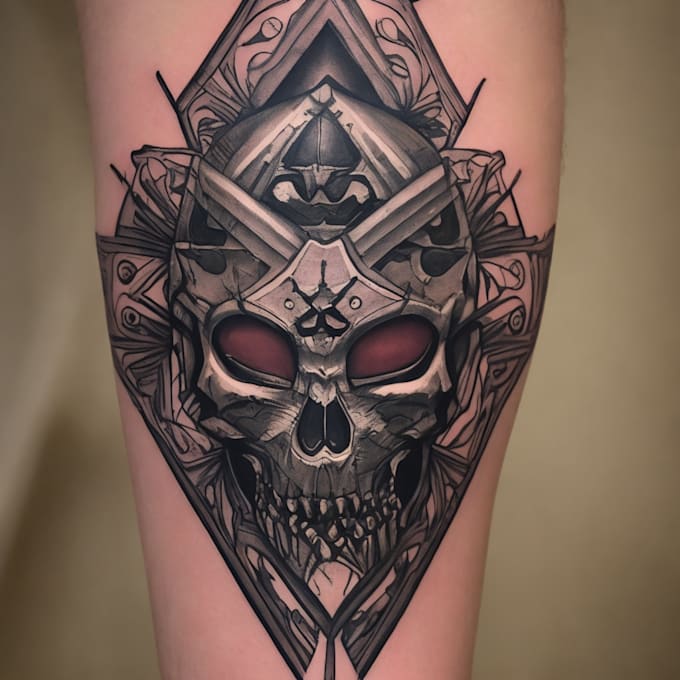 Design an original aggrogoth or cyber sigilism style tattoo by Vleacsee ...