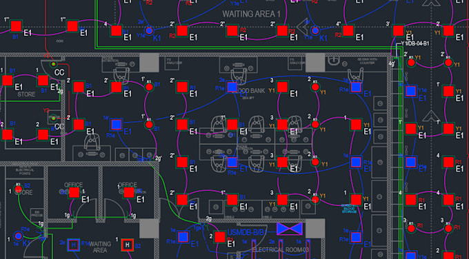 Draw electrical lighting layout small power layout single line diagrams ...