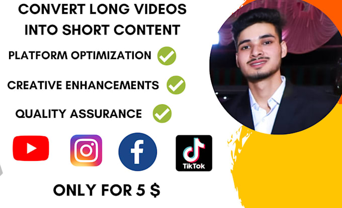 Convert long video into reels, youtube shorts and tik tok videos by Aka ...