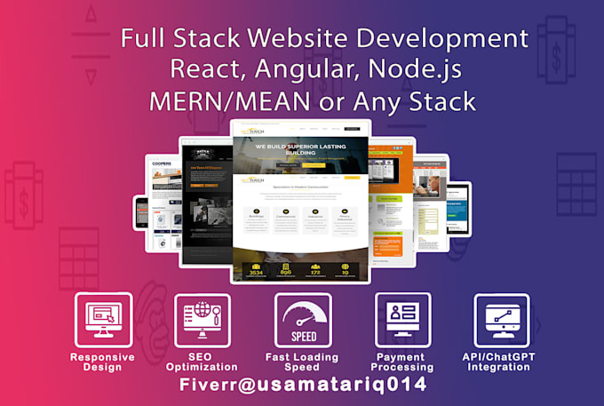 Build your full stack website in react, angular, nodejs by ... Build your full stack website in react, angular, nodejs by ...
