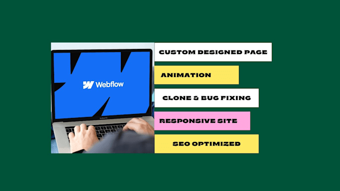 Develop your landing page, webflow website and your figma to webflow by Dadlous | Fiverr