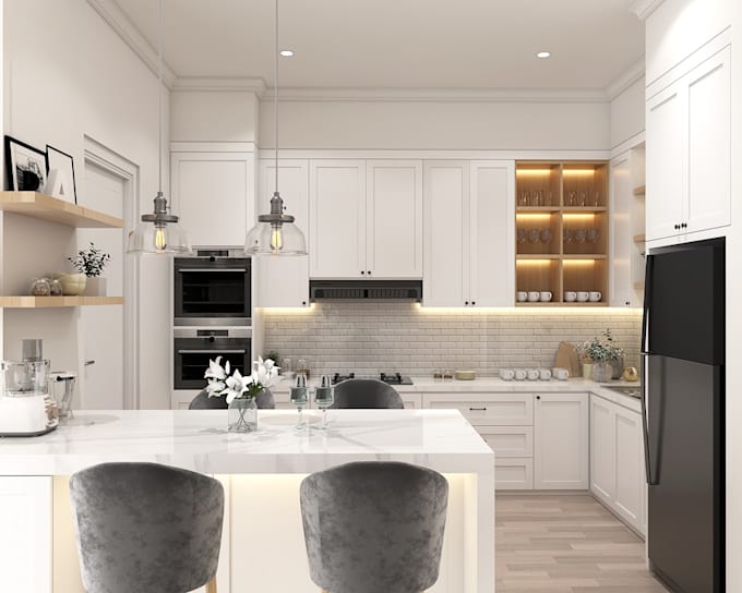 Design your dream kitchen by Mate_arch | Fiverr