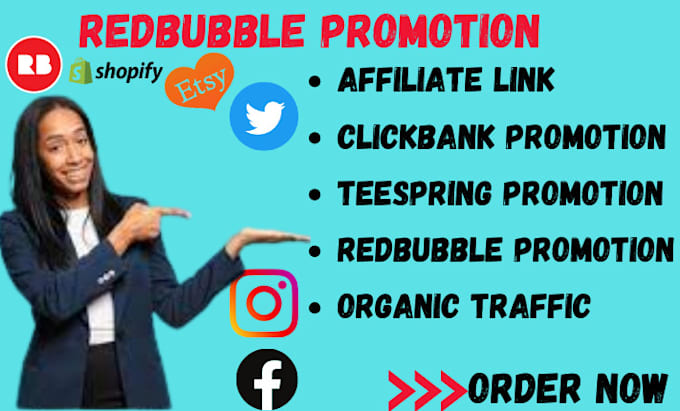 Do redbubble promotion, affiliate link and teespring promotion click ...