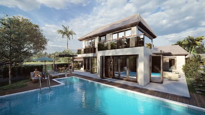 Create architectural 3d render and animation in lumion by Leniifiona | Fiverr