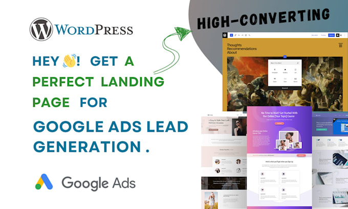 Create a responsive landing page for google ads by Umairsseo | Fiverr