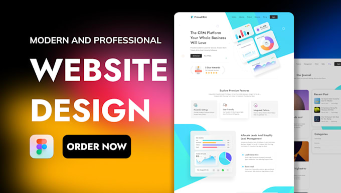 Create quality website design in figma for your business by Shevchenko ...