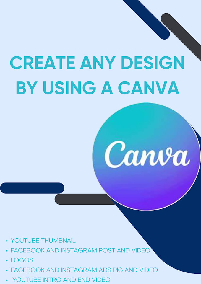 Professional graphic designing on canva by Haraszaheer | Fiverr