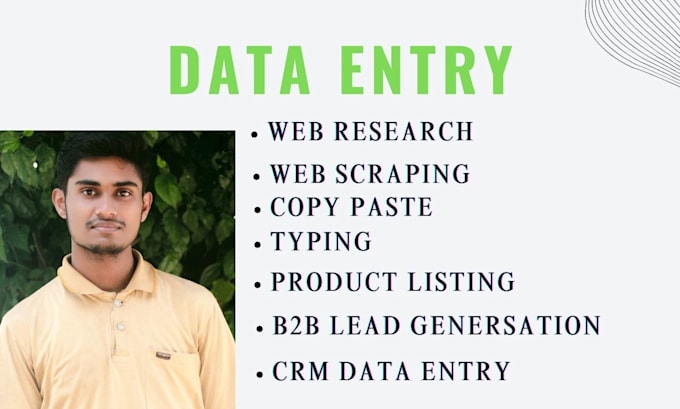 Do data entry, web research, in low price by Key_entry | Fiverr