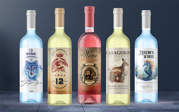 Do packaging,label and logo for bottle,alcohol,wine,beer, and spirits ...