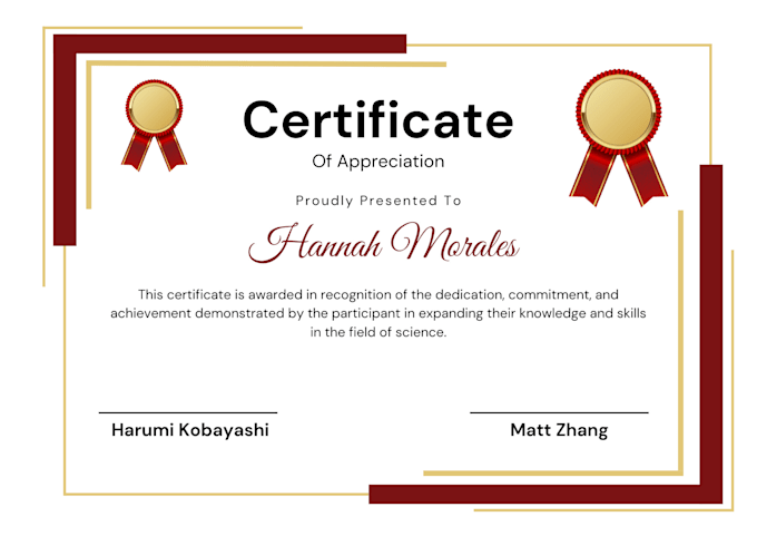 Design custom and unique certificate by Graphicayush | Fiverr