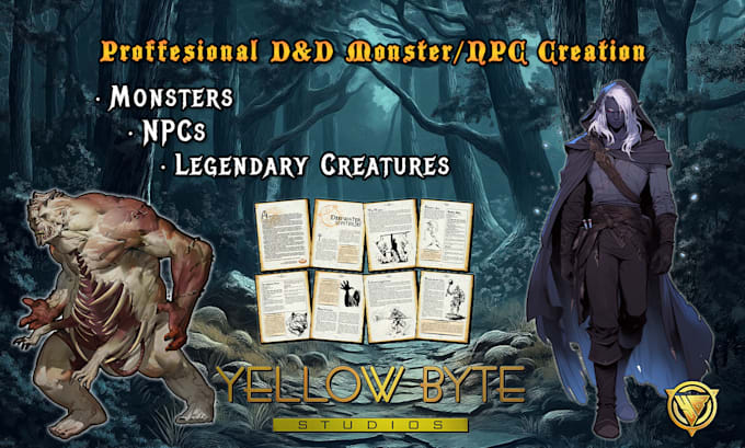 Create a custom dnd monster or npc for you by Siortapas | Fiverr