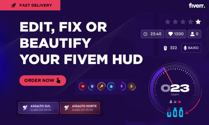 Fix, edit or redesign any fivem hud by Ogsmud | Fiverr Fix, edit or redesign any fivem hud by Ogsmud | Fiverr