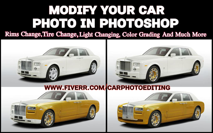Do modify your car photo in photoshop by Carphotoediting | Fiverr