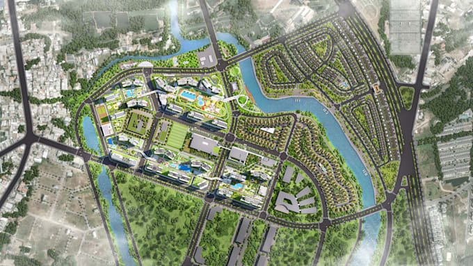 Render overall master plan for your urban project by Ximang | Fiverr