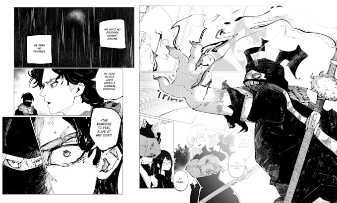 how to draw manga page