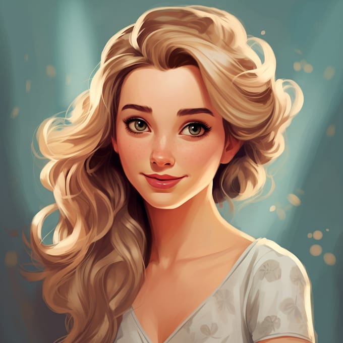 Draw a portrait in disney cartoon style by Racconite8 | Fiverr
