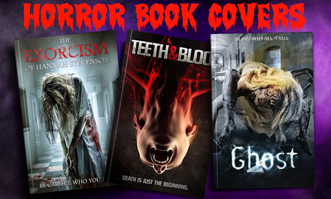 Design horror book cover, ebook cover and kdp cover in just 3 hrs by ...