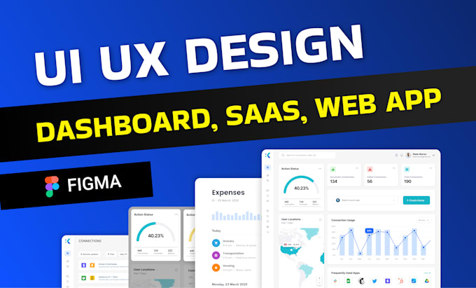 Design web apps, saas, dashboard ui ux by Victor_vsk | Fiverr
