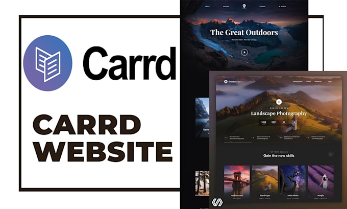 Design carrd website, carrd landing page, carrd portfolio website by ...