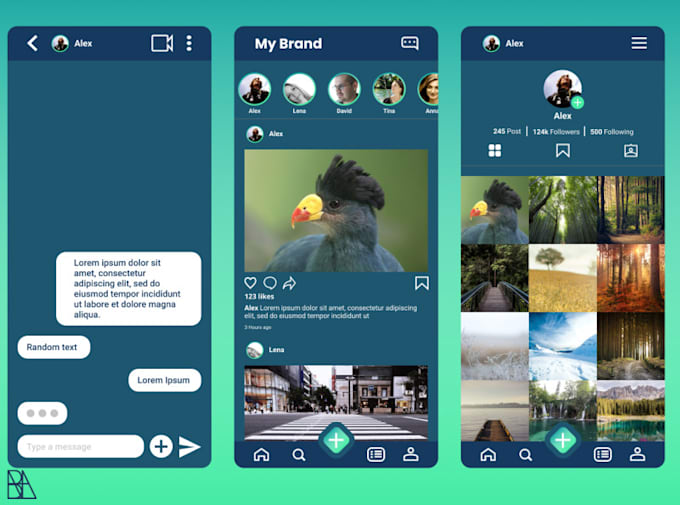 Develop for you a complete social media clone kind of facebook by ...