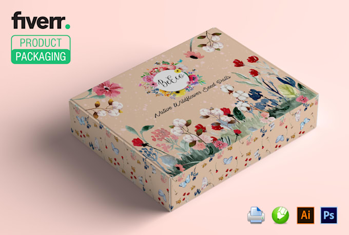 Do packaging box design and label design sticker design by ...