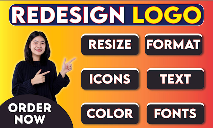 Do replicate, refresh, remake, rebrand, redesign or modification in logo by Ubaidullah169 | Fiverr