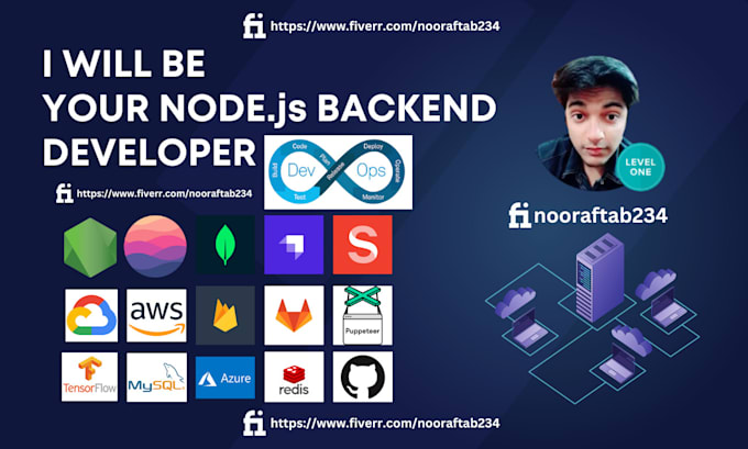 Be your backend node js developer by Nooraftab234 | Fiverr