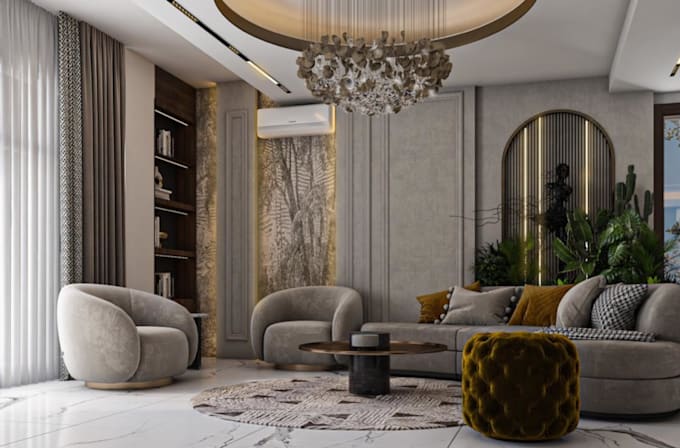 Do interior design project with perfect quality by Lamahefny | Fiverr