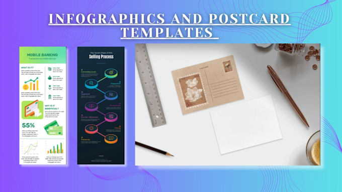 Design infographics, postcard in canva by Tarunxsaini | Fiverr