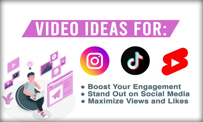 Give you 100 viral video ideas, for your tik tok , instagram, youtube shorts by Tyler_9966 | Fiverr