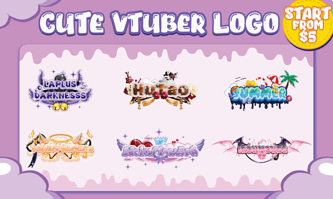 Create a cute vtuber and kawai animated logo for twitch stream by Nifty ...