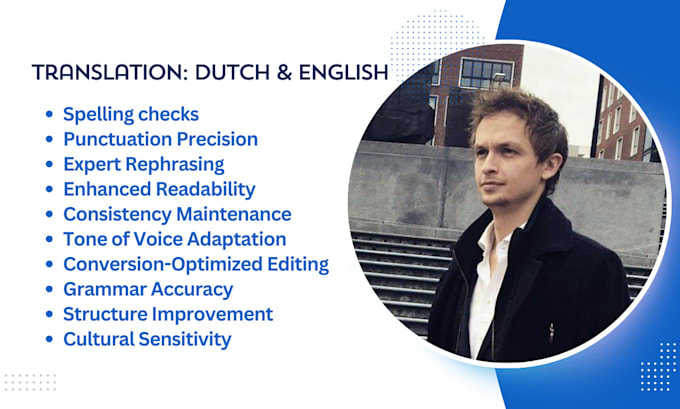 Translate your english text into perfect dutch and vice versa by Pasdepeu | Fiverr