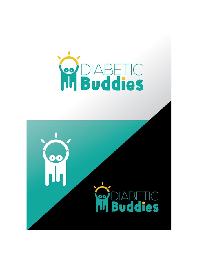 Design shiny branding diabetic buddies logo by Asmait_elias | Fiverr