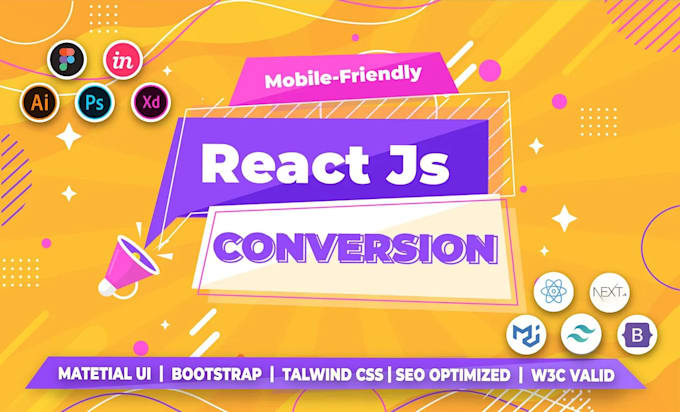 Convert psd and figma designs to responsive reactjs by Maxiikhan009 ...