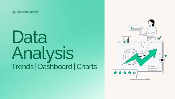 Do data analysis and create visuals in excel by Darrencarnell | Fiverr