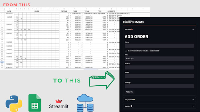 Transform your excel into a streamlit powered webapp