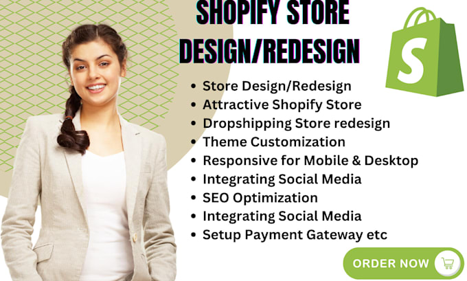 Do shopify store design, shopify redesign, shopify theme customization ...