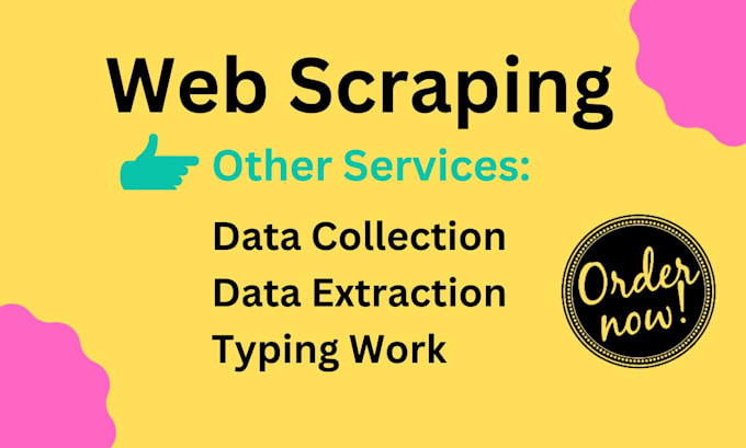 Do web scraping, data collection, data extraction, typing by Nazrul8934 ...