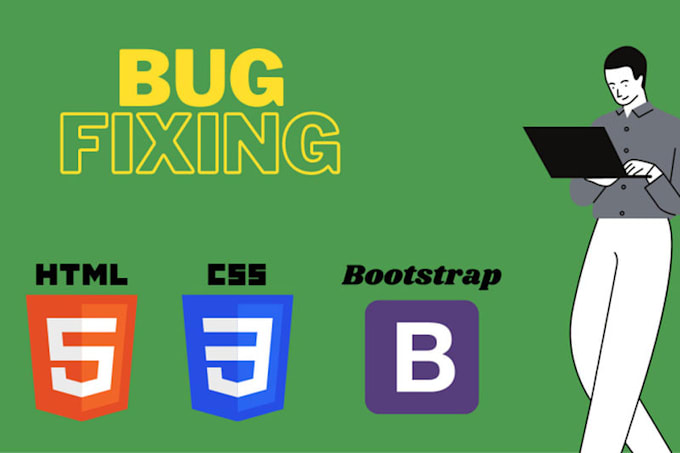 Fix html css bootstrap issues in an hour by Batucodee | Fiverr