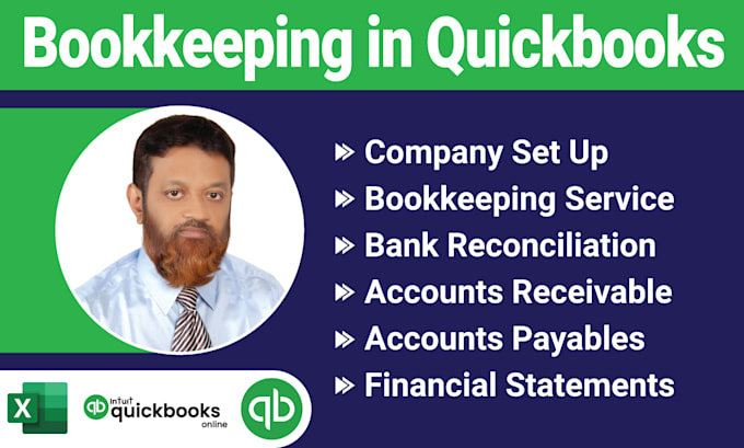 Handle accounting and bookkeeping using quickbooks online by Jashim_cacc | Fiverr