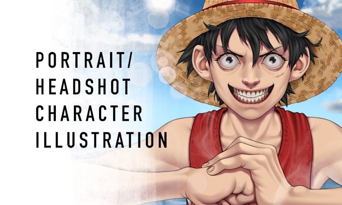 Draw a portrait character illustration by Chaoticdorian | Fiverr