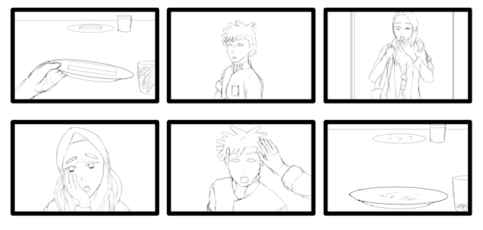 Draw your animation storyboard in anime style by Rikisandi | Fiverr