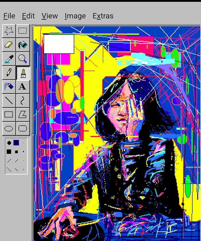 Illustrate ms paint illustrations for you by Ervinno | Fiverr