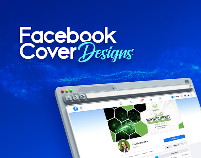 Design professional facebook cover by Designingedge | Fiverr