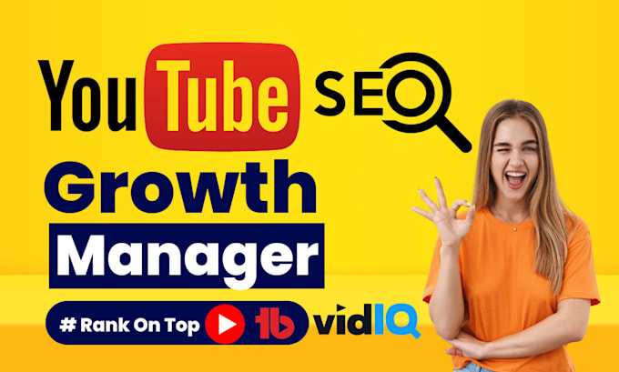 Do the best youtube video seo, channel growth, and optimization for top ranking by Marketer_roja ...