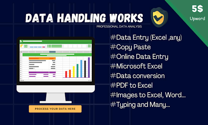 Do typing , data entry , word , excel works and more by Racheltuder ...