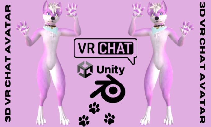 Do Custom Vrchat Avatar Nsfw 3d Model Vtuber Animaze Ffix Fursona
