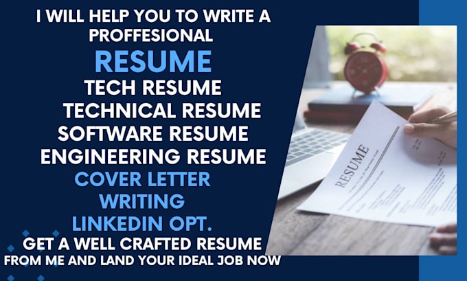 Write software, technical engineer resume as a tech recruiter and cv ...